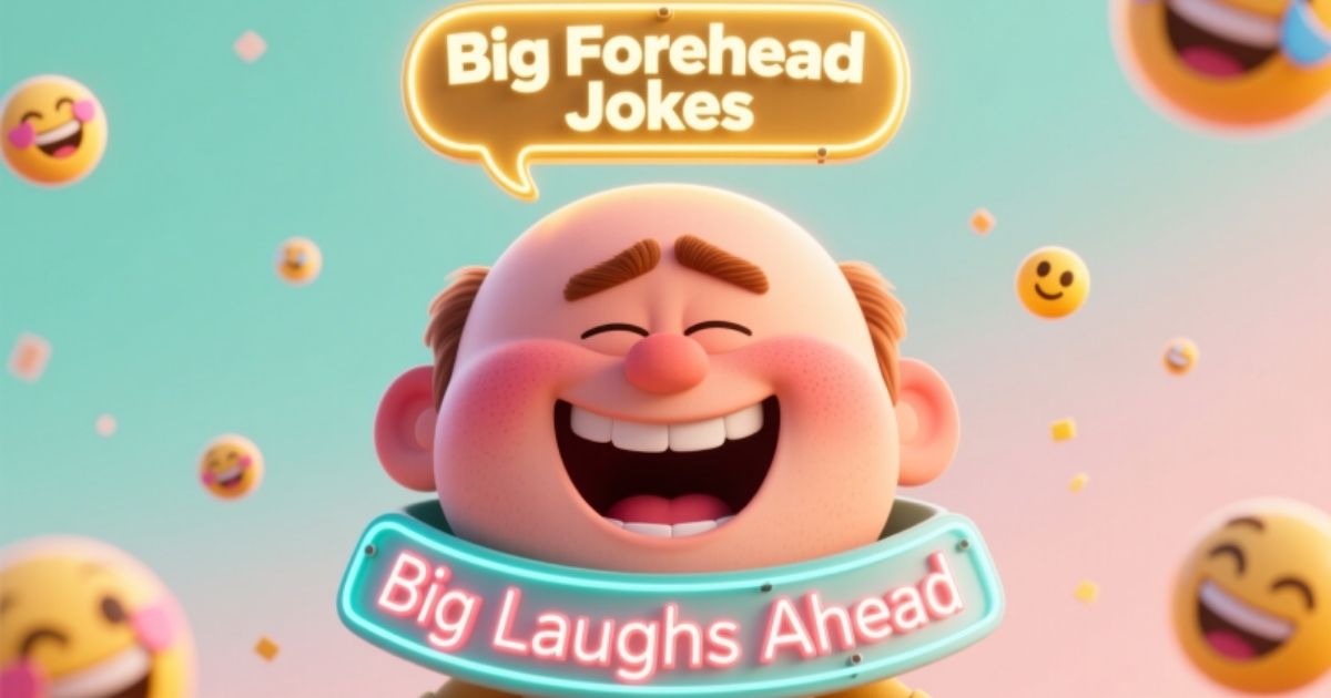 400+ Hilarious Big Forehead Jokes & Puns One Liner (2025)