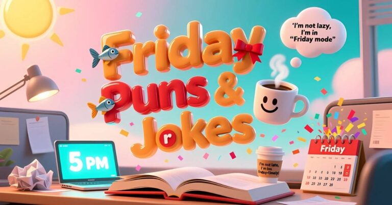 200+ Funny Friday Puns & Jokes One Liner (2025)