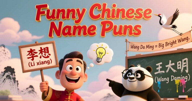 140+ Funny Chinese Name Puns & Jokes One Liner (2025)