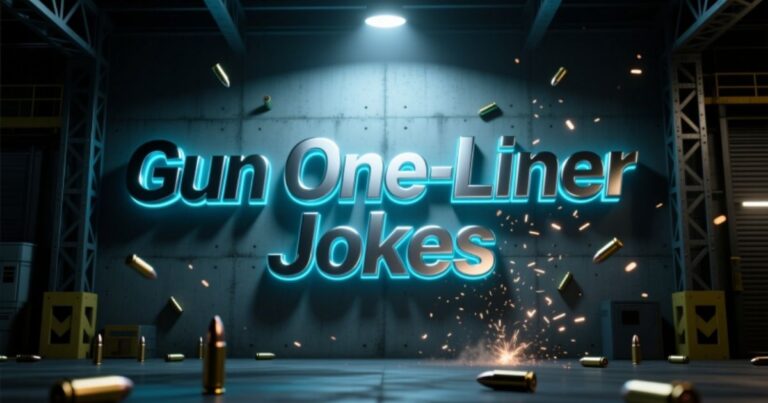 175+ Funny Gun Puns & Jokes One Liner (2025)