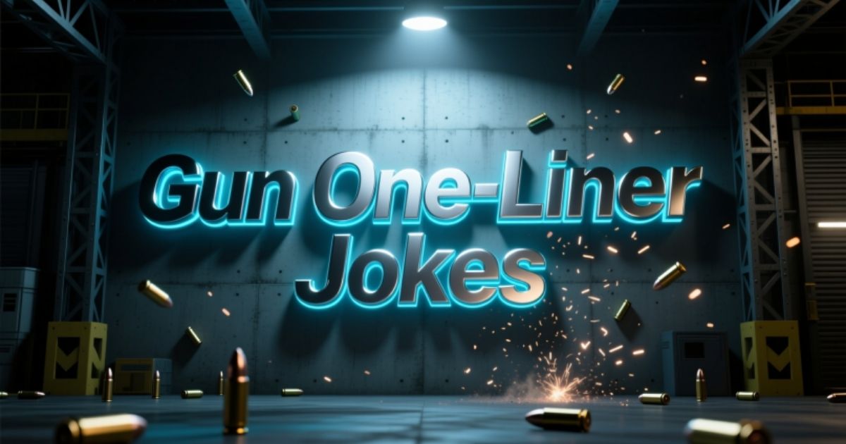 175+ Funny Gun Puns & Jokes One Liner (2025)