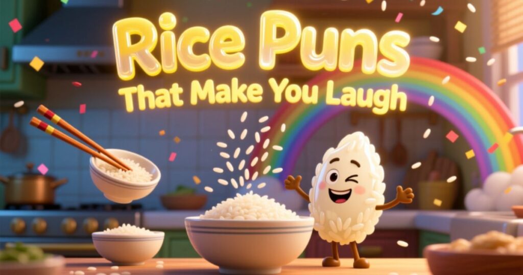 Rice Puns That Make You Laugh: Funny, Clever, and Perfect for Captions ...